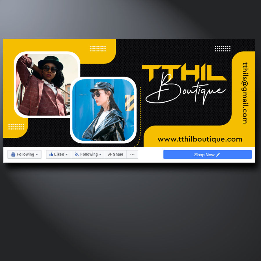 Custom Facebook Cover Design Bundle | My Online Fashion Store