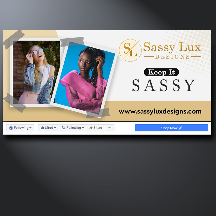 Custom Facebook Cover Design Bundle | My Online Fashion Store